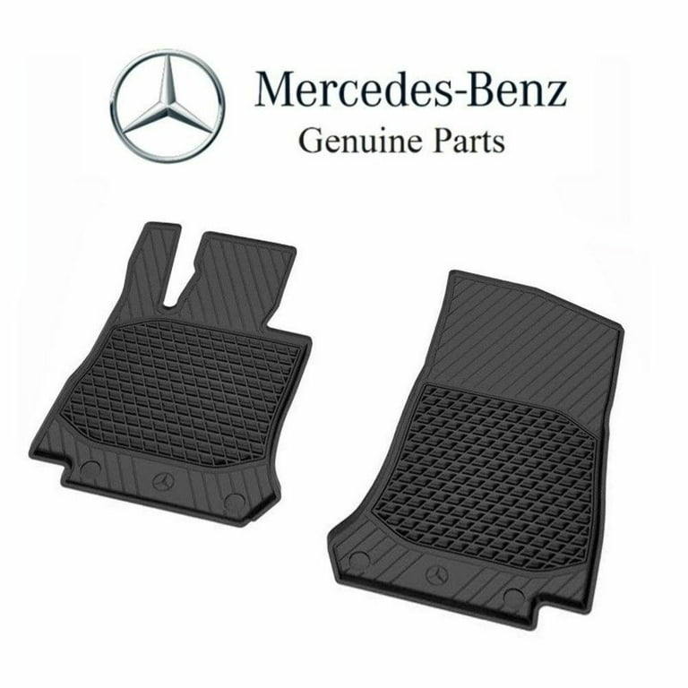 Genuine Mercedes GLC Front Rubber All Season Floor Mats Black OE 25368037039G33