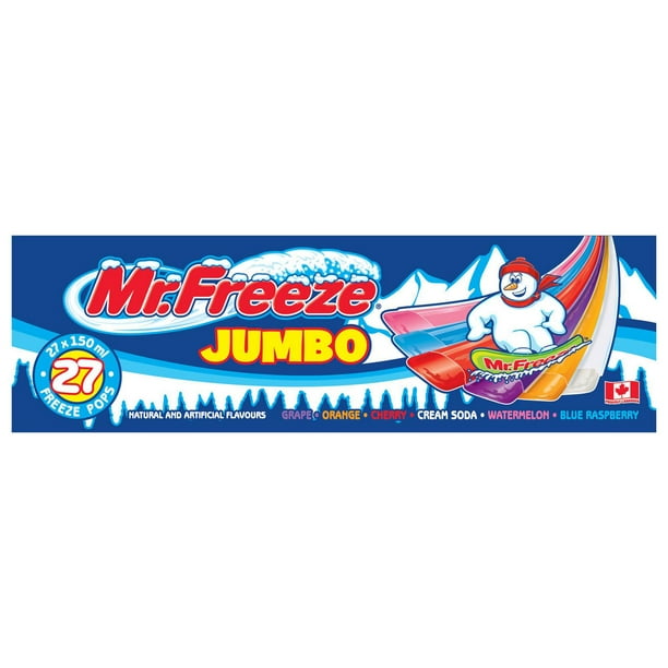 Mr. Freeze Jumbo Freeze Pops - Walmart.ca