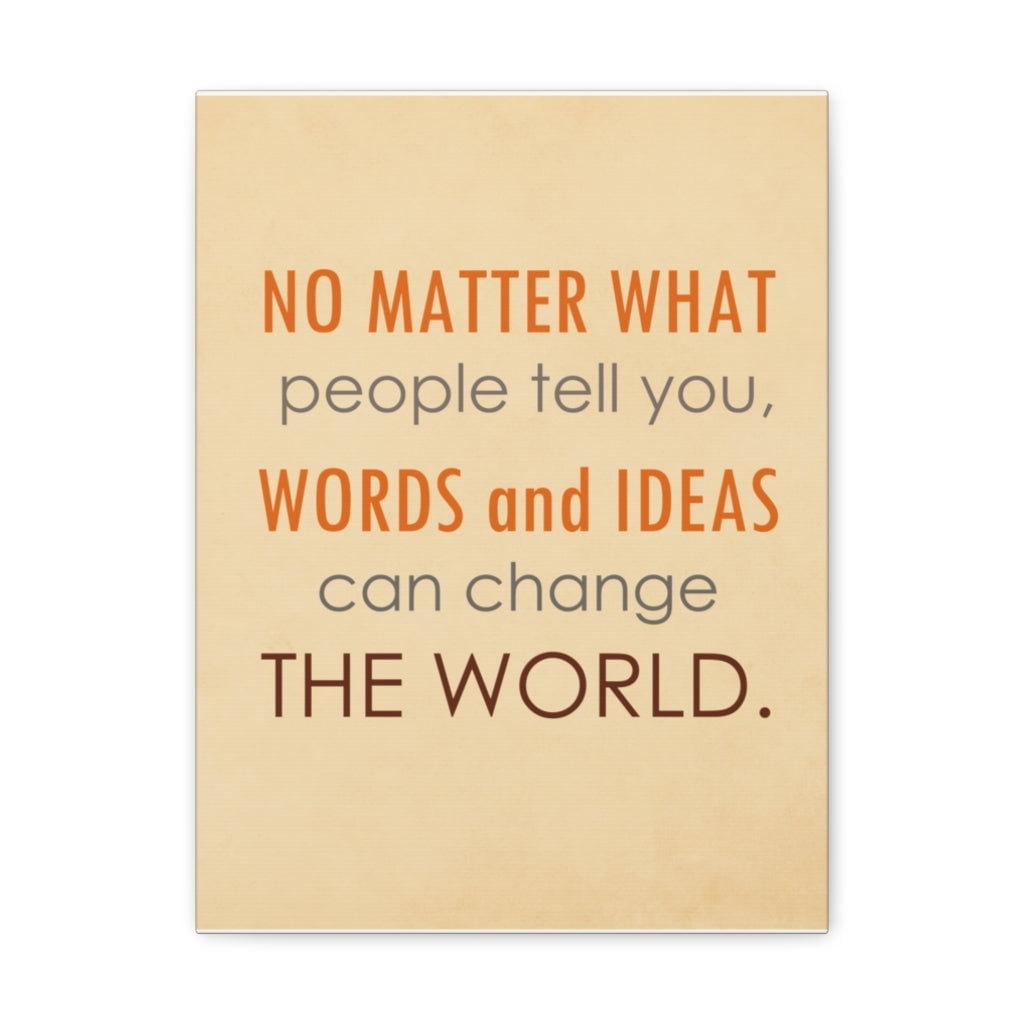 Inspirational Wall Art Ideas Change The World Motivation Wall Decor for ...