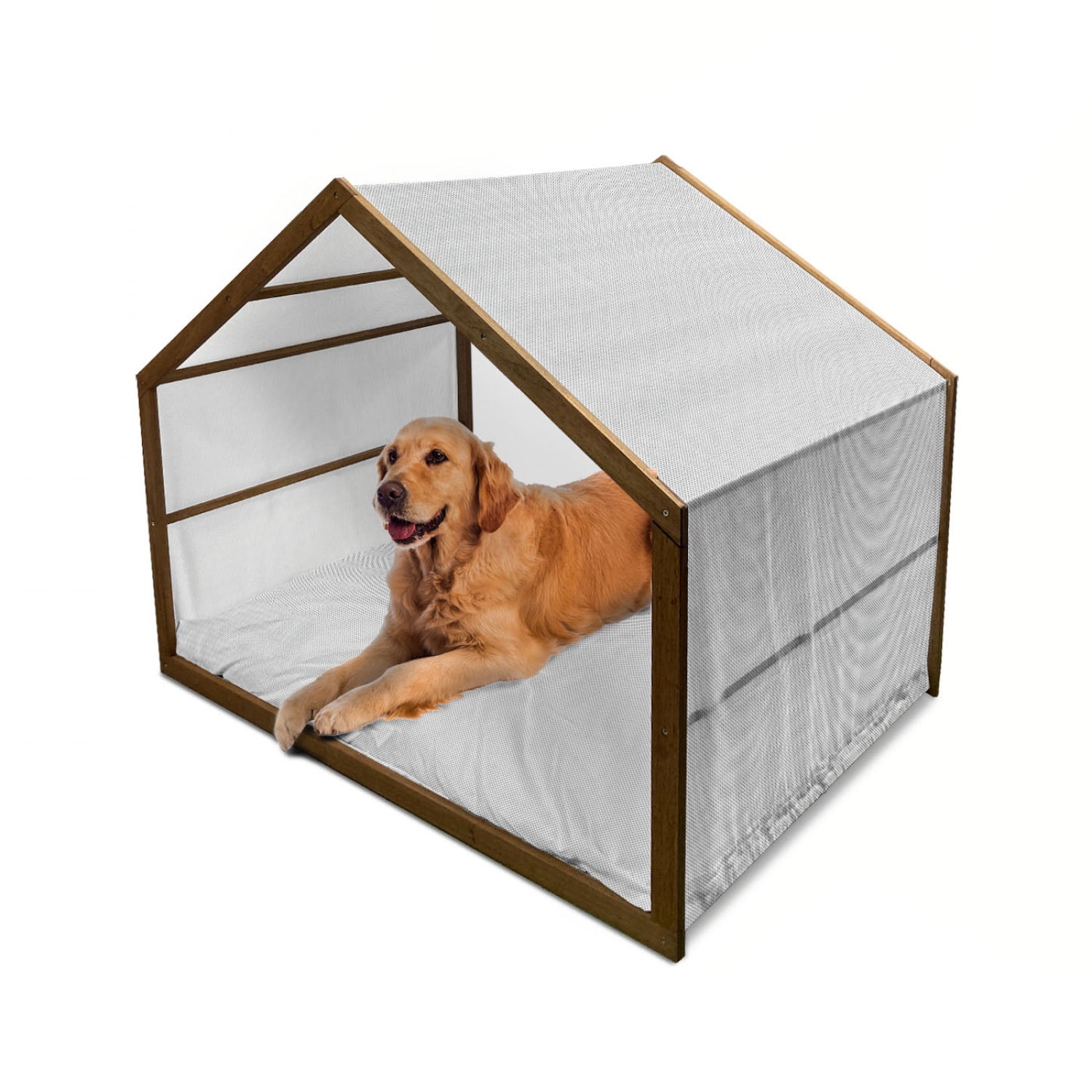 Geometric Pet House, Simplistic Arrangement of Stripes and Angled Lines ...