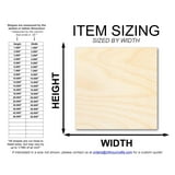 Unfinished Wood Square Shape | Wood Canvas | Craft Base | DIY Craft ...