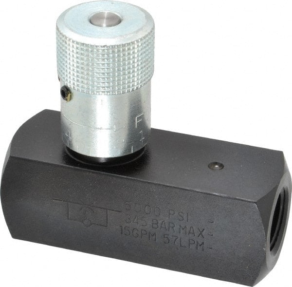 Parker 15 GPM 1/2 Inlet Steel Hydraulic Control Valve 1/2-14 Thread ...