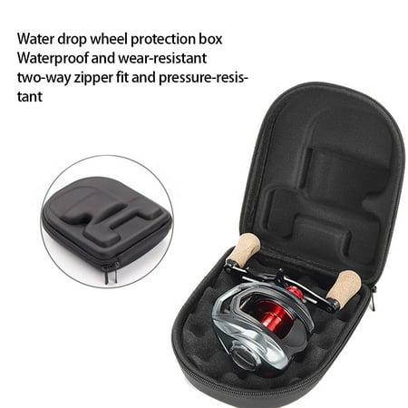 EVA Fishing Reel Storage Case Portable Professional Sponge Lining Home ...
