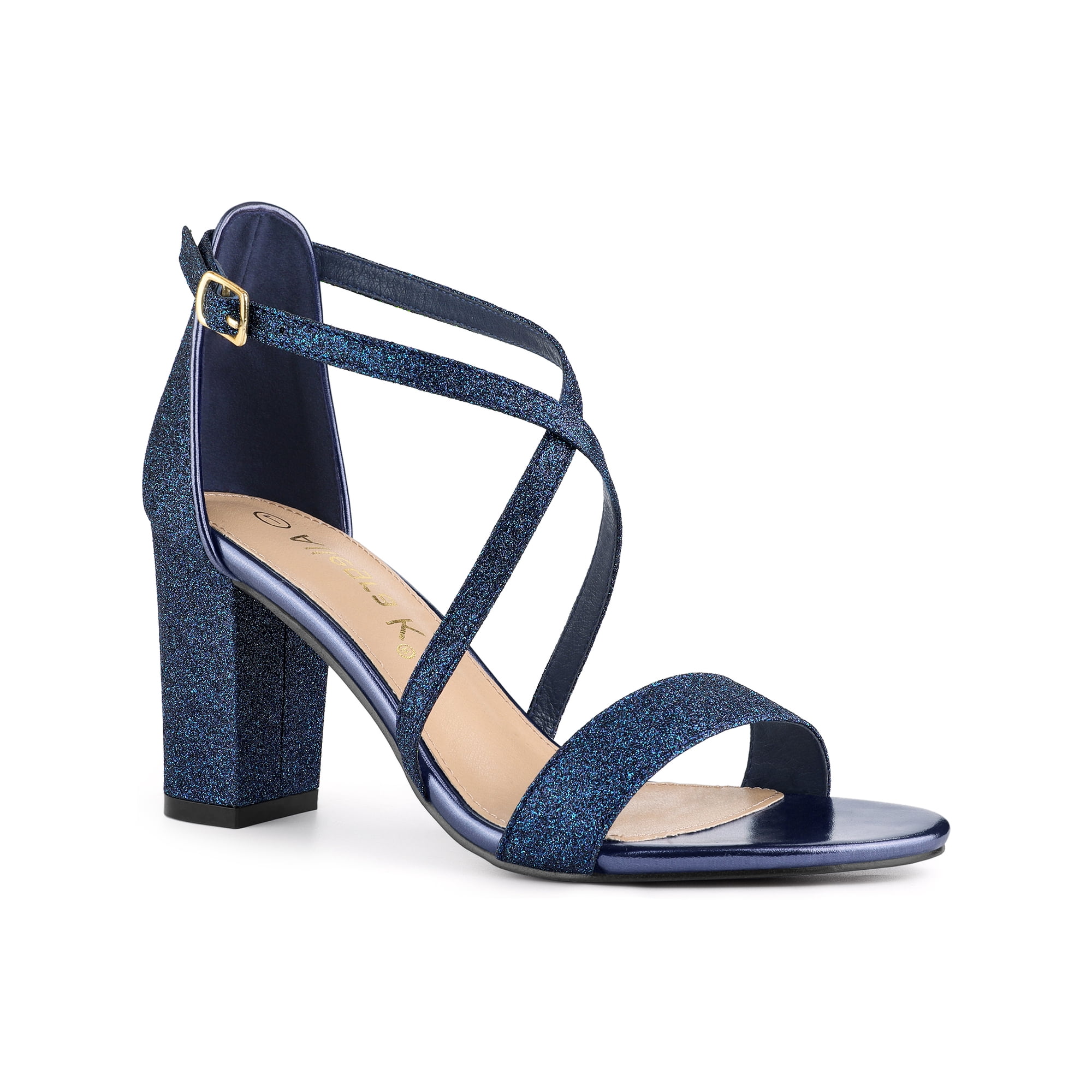 Click here for Blissful Step Womens Shoes Glitter Crisscross Stra... prices