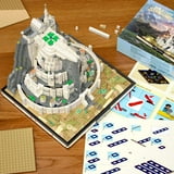 VGY Ideas Castle Architecture Mini Building Block Set, 1680PCS + Light ...