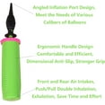 Balloon Pump Hand Held 2-Way Dual Action Air Pump for Balloons, Yoga Balls, Swimming Rings ...