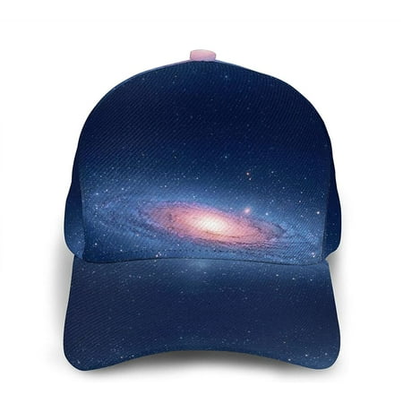 Galaxy Cap Adjustable Basebll Hat Sun Hats for Men Women UV Protection ...