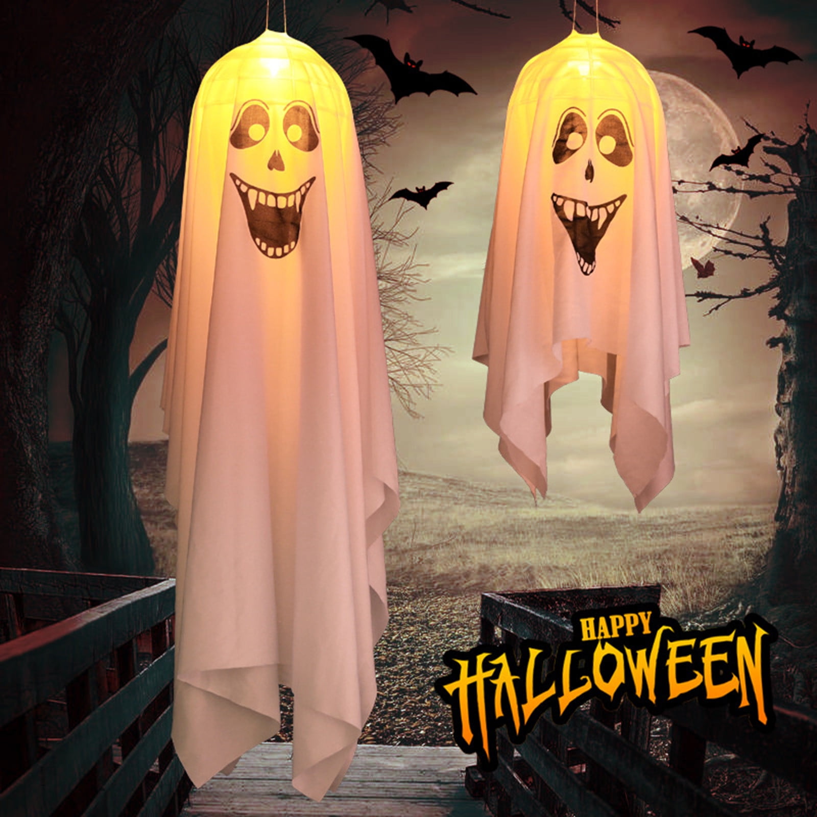 Halloween, Halloween, Led Fantasma, Diseño Intrincado y Murciélago ...