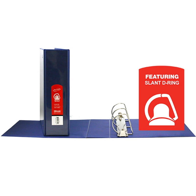 Click here for Bazic Products D Ring Binder W/ Pockts 3in Blu prices