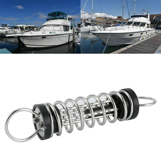 Peahefy Yacht Mooring Spring Stainless Steel Boat Anchor Dock Line ...