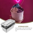Eease Stainless Steel Ice Cream Container for Freezer and Fridge ...