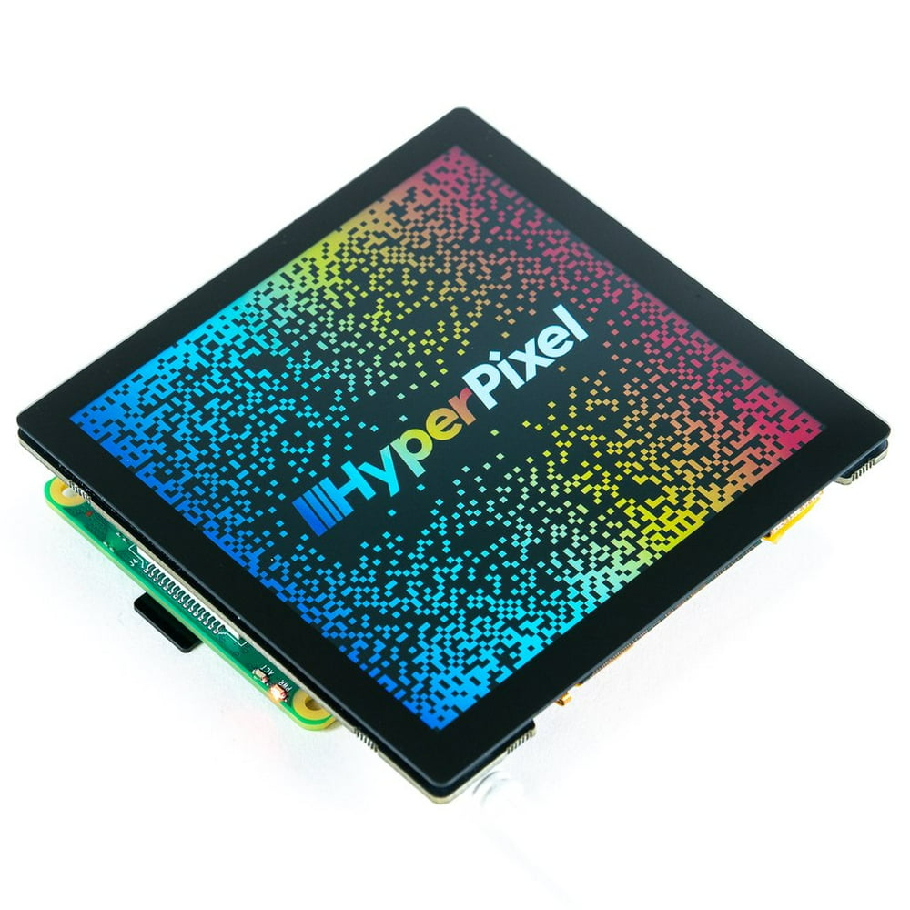 Pimoroni HyperPixel 4” Square - Hi-Res Raspberry Pi Touch Display - Walmart.com - Walmart.com