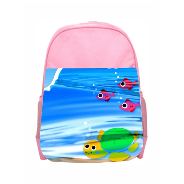 Childrens Backpacks Animal Aquarium Girls Kids Pre-School Backpack ...