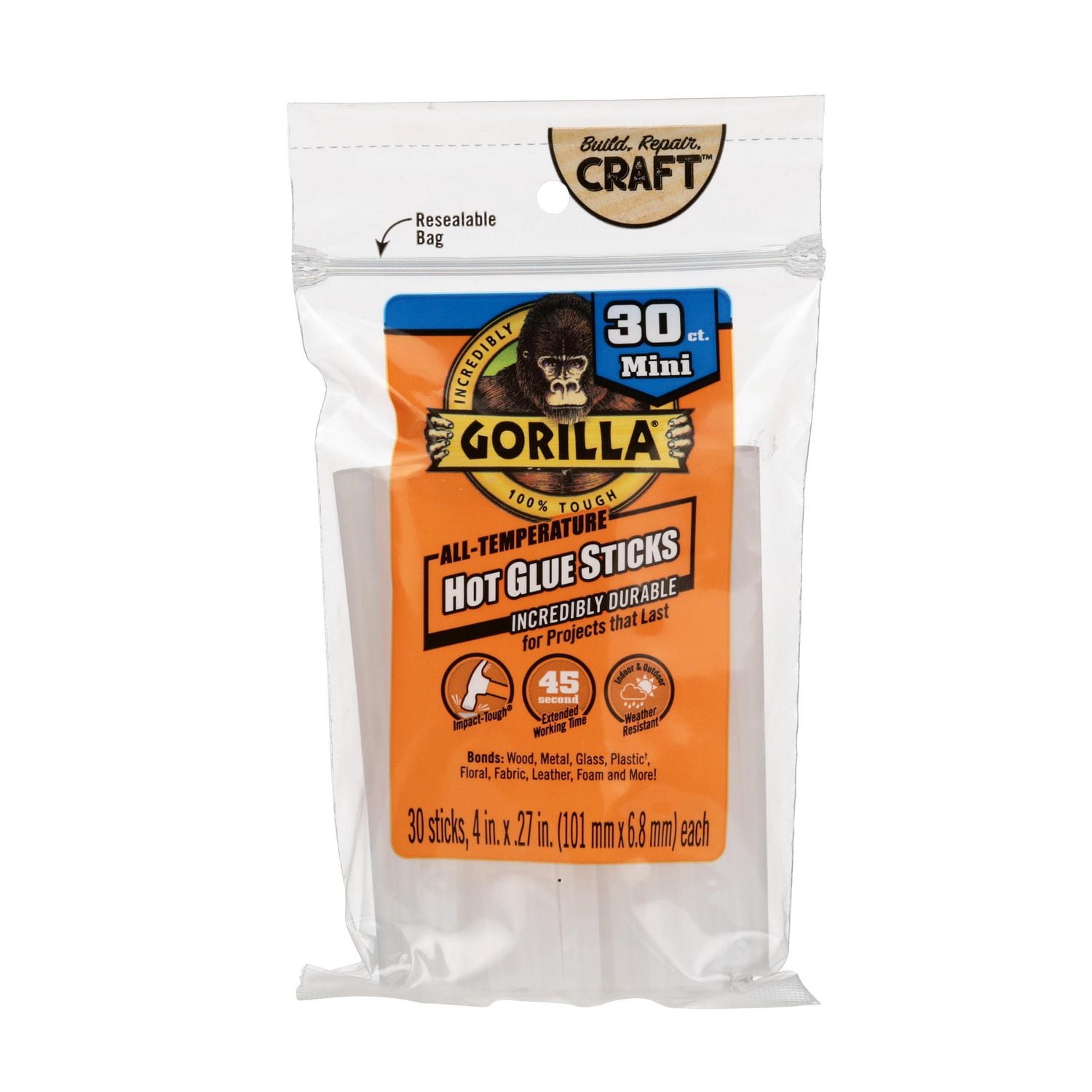Click here for Gorilla Glue Hot Glue Mini 4 In prices