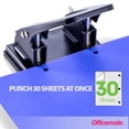 Standard 2 Hole Paper Punch, 30 Sheets Capacity, Black (90079 ...