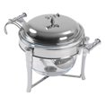 Buffet Dining Stove Chafing Dish Food Warmer Stainless Steel & Glass ...