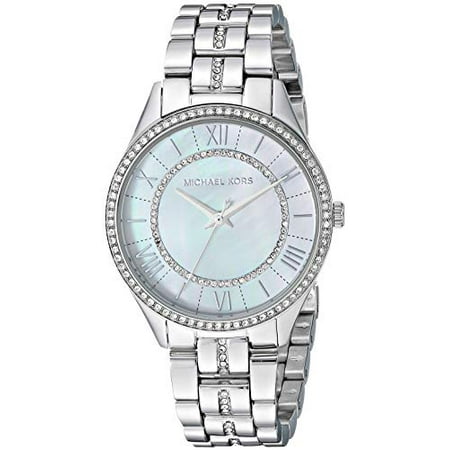 Michael Kors Women's Lauryn Quartz Stainless-Steel Strap Silver 16 ...