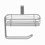 Mainstays Satin Nickel Over-the-Tank Toilet Paper Holder with Shelf for ...
