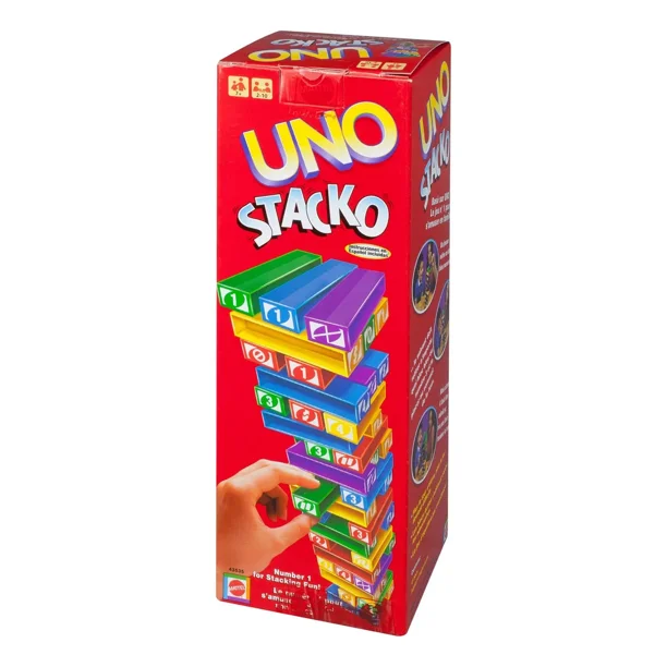 UNO Stacko Juego De Mesa Para Jugar Con Familia Y Amigos | Bodega ...