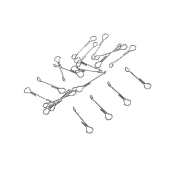 20pcs Fish Skull Articulated Shanks Tying Material Fish Spine for Fly ...