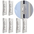 Yajisi 6‑Pack Stainless Steel 3‑Inch Door & Window Hinge Set – 360 ...
