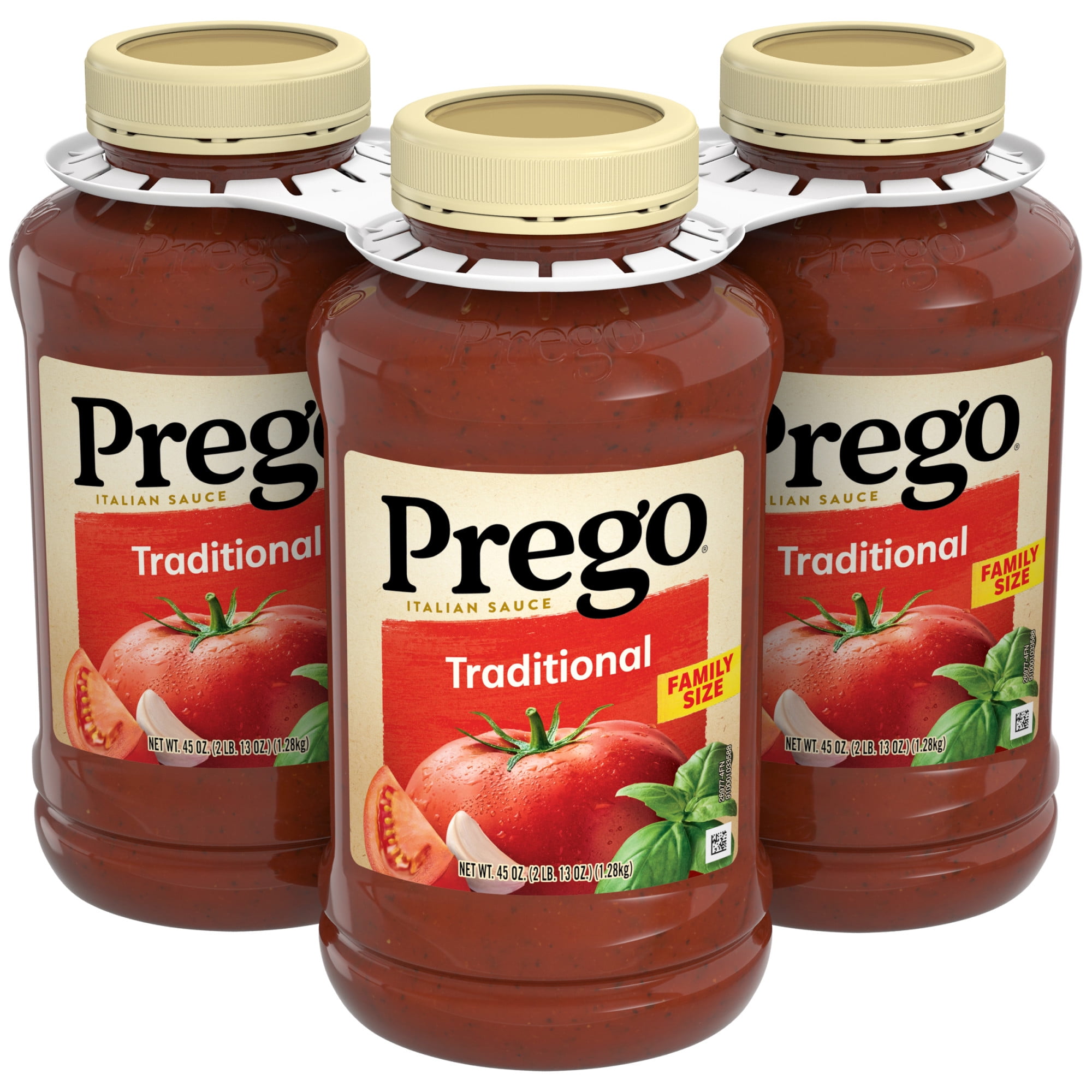 Prego Traditional Pasta Sauce, 45 oz Jar (Pack of 3) - Walmart.com