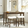 Soges Counter Height Bar Table Set Pub Dining Height Table Set ...