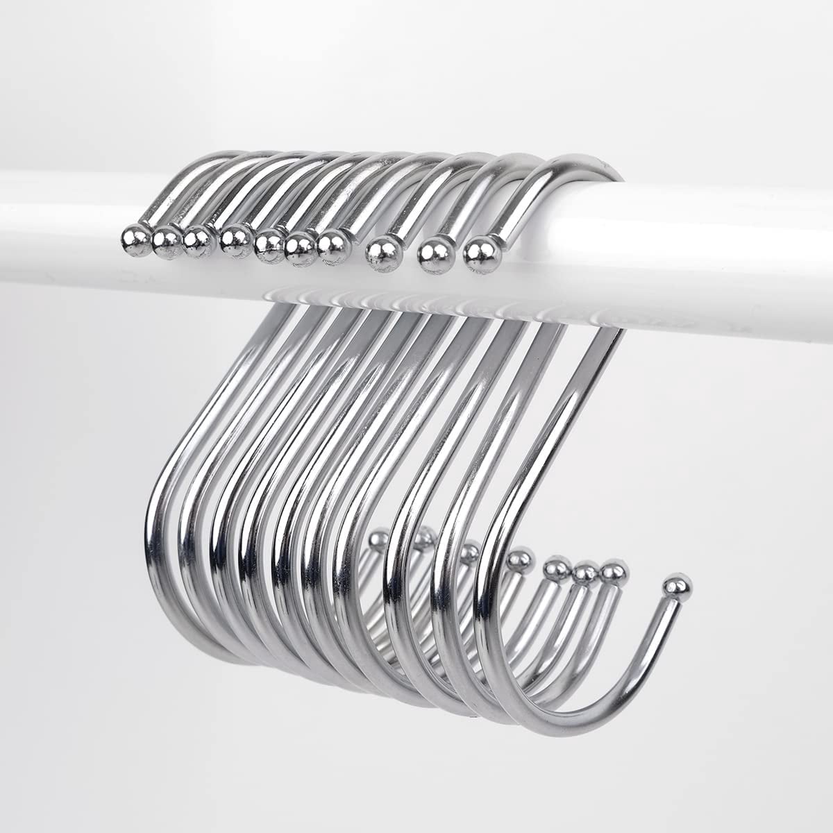 20 Pack S Hooks for Hanging,Heavy Duty S Hooks for Clothes,Plants ...