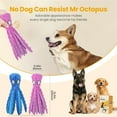 HGB Squeaky Dog Toys - Octopus No Stuffing Crinkle Plush Large Dog Toys ...