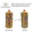 Project Genius Chinese Pagoda 3D Wood Puzzle, Mechanical Maze ...