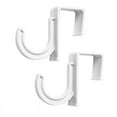 Whitmor Over-The-Door Ironing Board Hooks, Heavy Duty Plastic, White ...