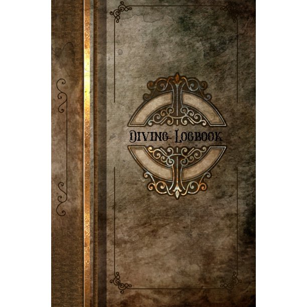 Diving Log: Scuba Diving Log Book: Antique Effect Cover - Perfect Size ...