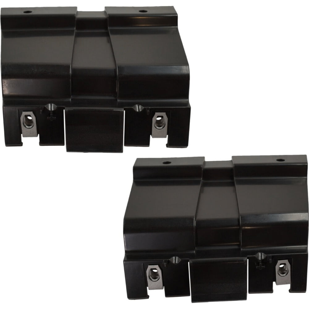 Set of 2 Bumper Face Bar Brackets Retainer Mounting Braces Left & Right ...