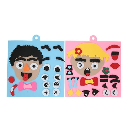 Face Dress Up Game, Thick Felt Boy And Girl Toy Making Faces For Game ...