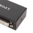 Yajisi 2 Port DVI Splitter 1 in 2 Out Video Distribution Support ...