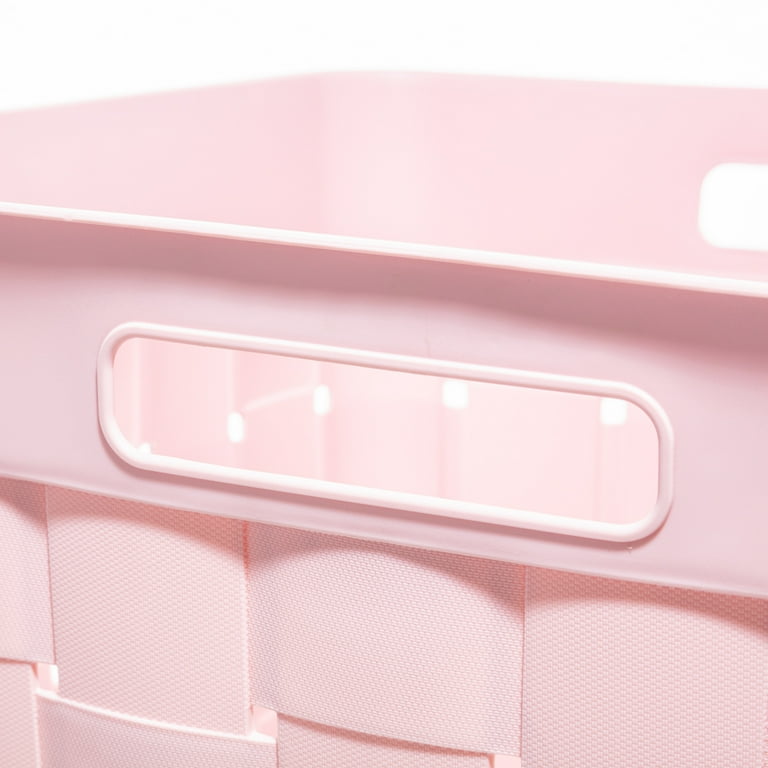 Pink Stackable Storage Bins