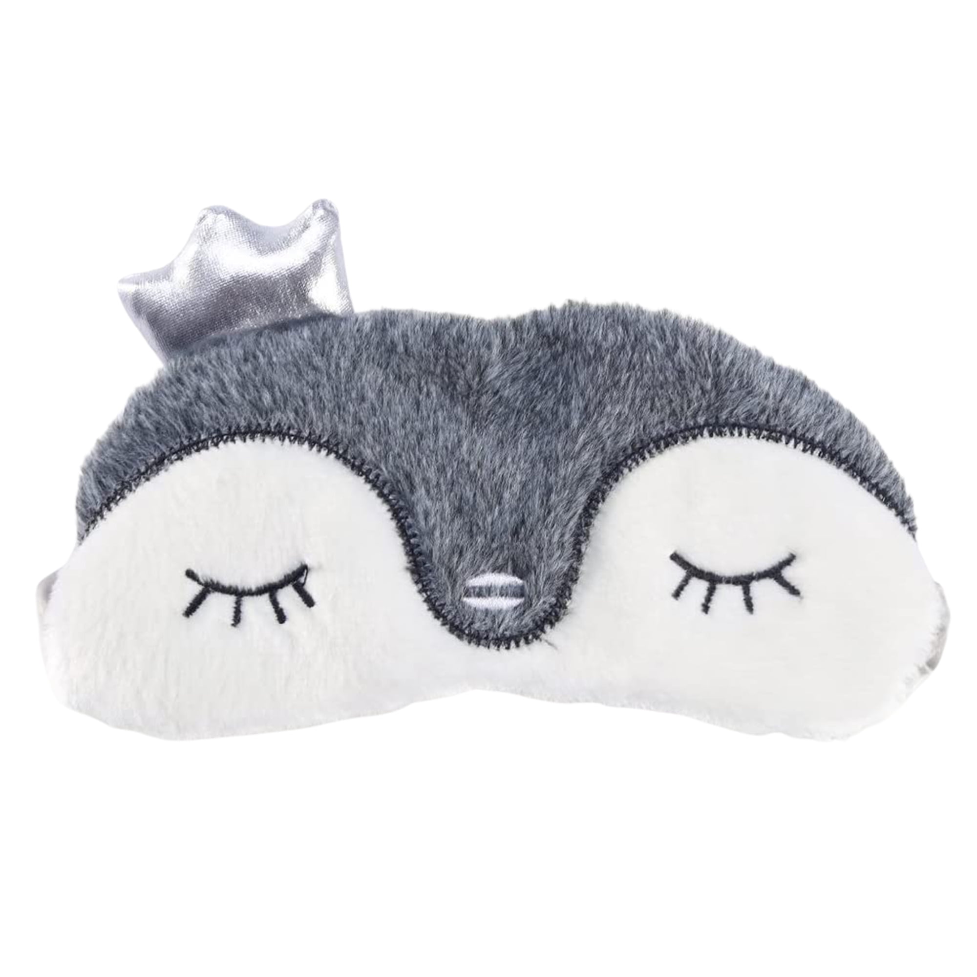 Nituyy Christmas Eye Mask Plush Animal Cute Fluffy Cartoon Accessory ...