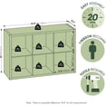 Cubicle Book Shelf, 6-Cube Bookshelf, Extra Thick Frame Horizontally ...