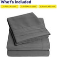 1500 Supreme Collection Queen Sheet Sets Gray - Luxury Hotel Bed Sheets ...