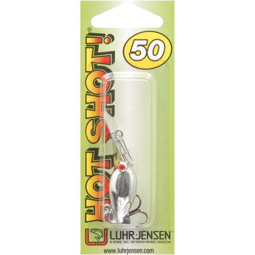 Luhr Jensen Hot Shot Trolling Lure 2" Silver - Walmart.com