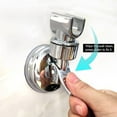 Siisll 2Pcs Vacuum Suction Shower Head Holder Adjustable Removable ...