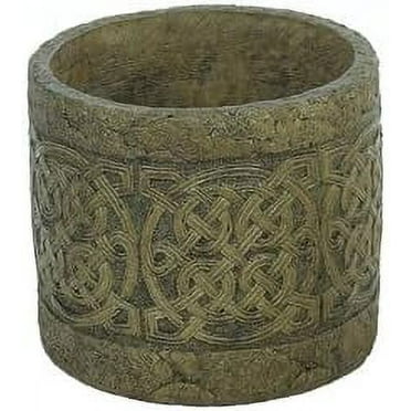 Solid Rock Stoneworks Concrete Fishbowl Planter - 9" Tall x 16 ...