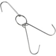 6PCS 9.4" Stainless Steel Double Meat Hooks Roast Duck Bacon Shop Hook ...