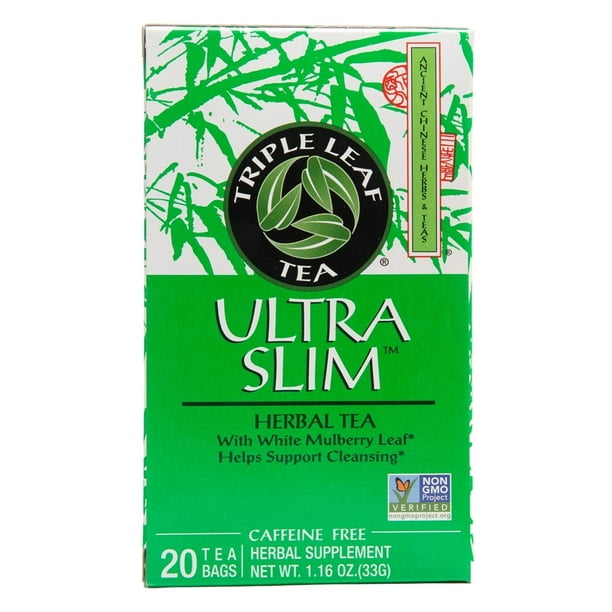 Triple Leaf Tea - Ultra Slim Herbal Tea - 20 Tea Bags - Walmart.ca