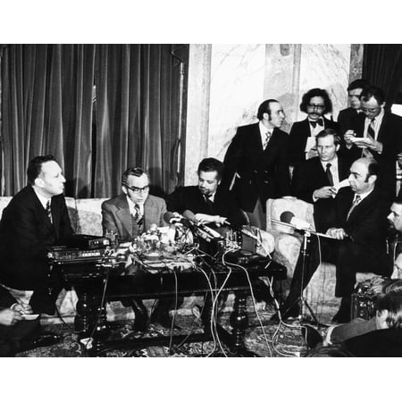 Opec Lifts Oil Embargo Against The United States. Oil Ministers Belaid ...