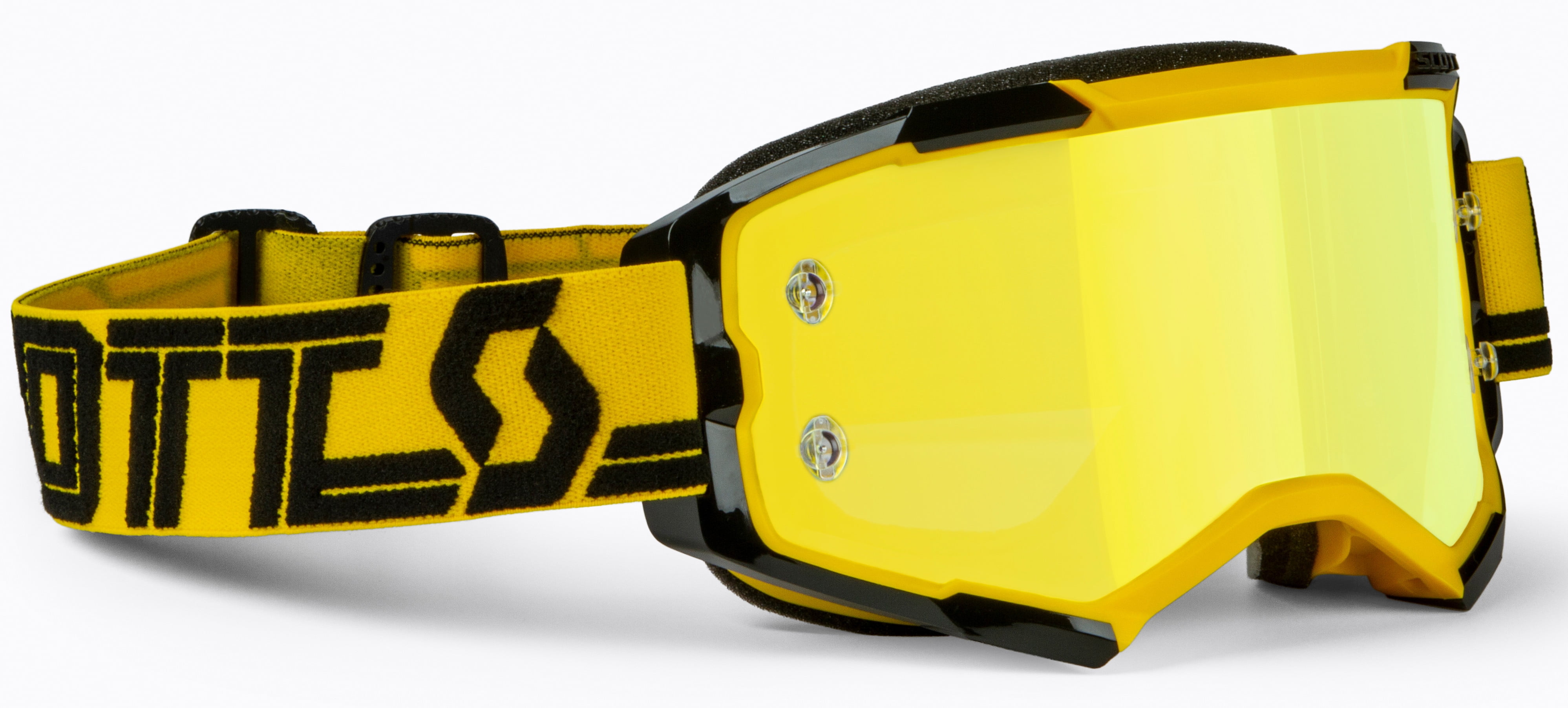 Scott - 272828-1017289 - Fury Goggle Yellow/Black Yellow Chrome Works ...