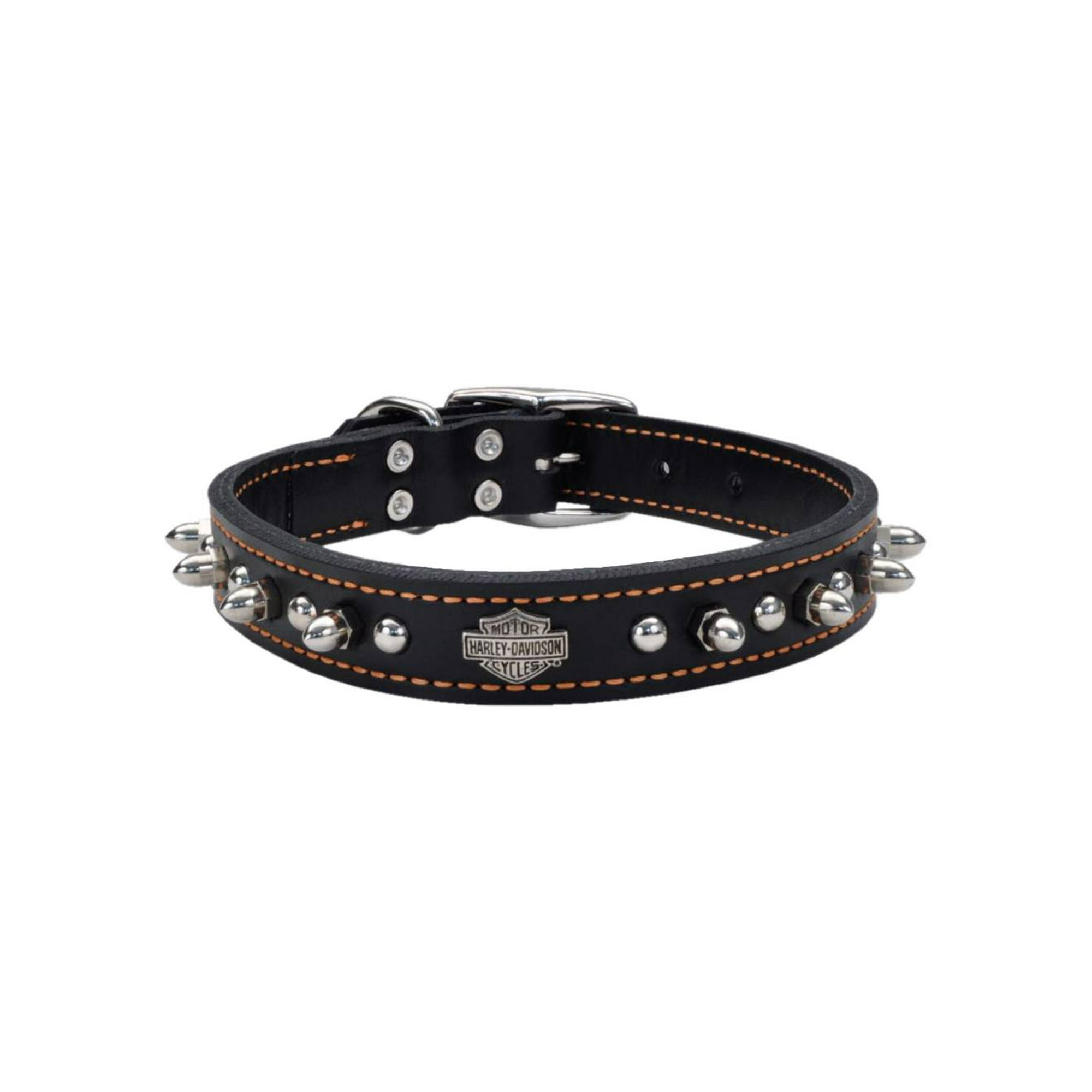 Black Leather Collar