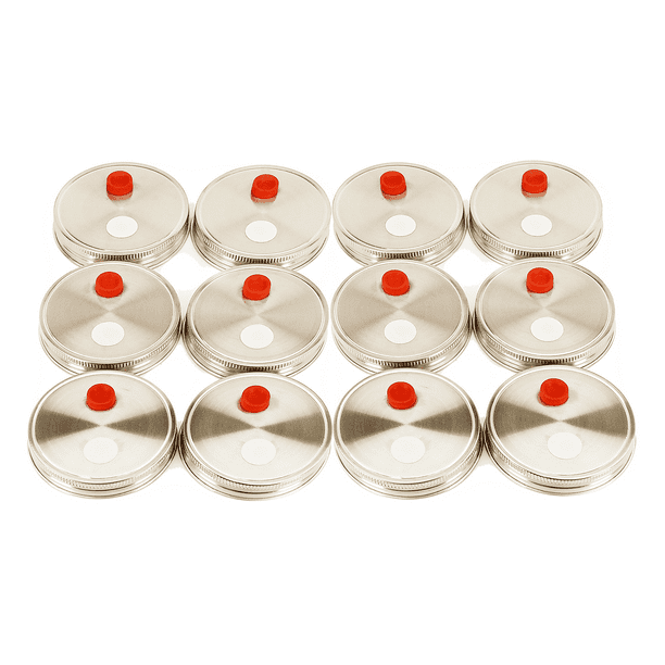 Grain Spawn ProLid - Stainless Steel Metal Wide Mouth Mason Jar Lids ...