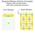 Big Dot of Happiness So Fresh - Lemon - Bingo Cards and Markers ...