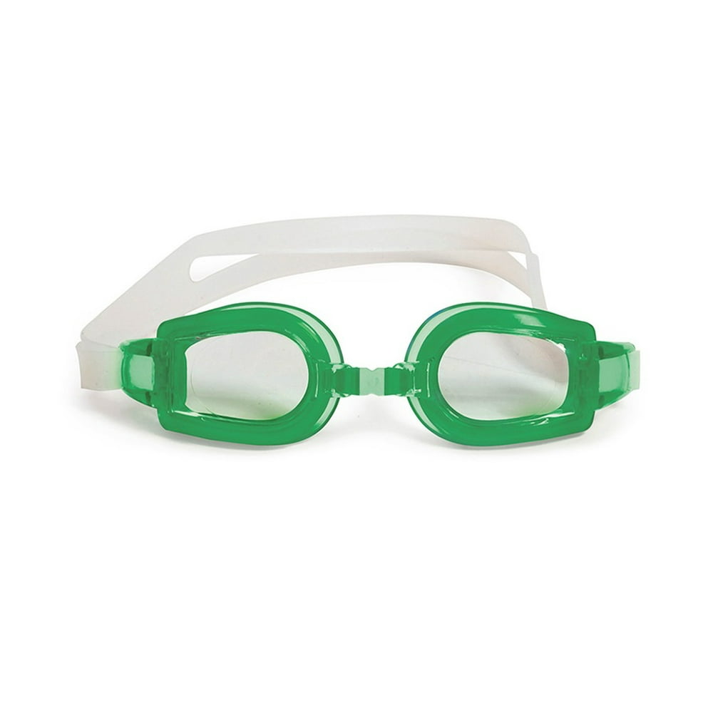 Vantage Competition Adjustable Swimming Pool Goggles 6" - Green ...